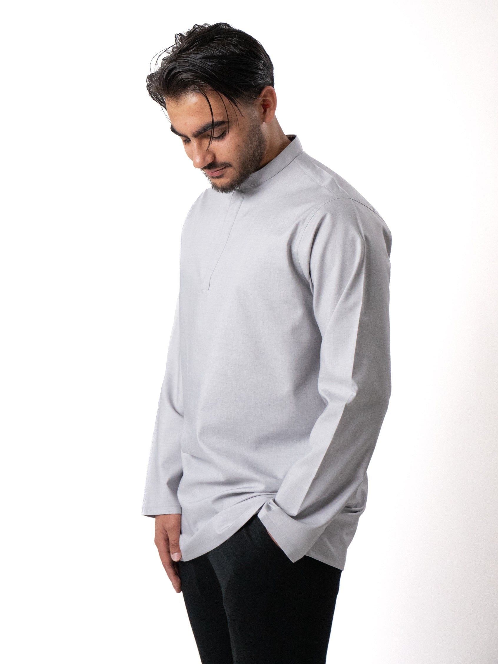 Platinum Gray Tunic – KHYAL